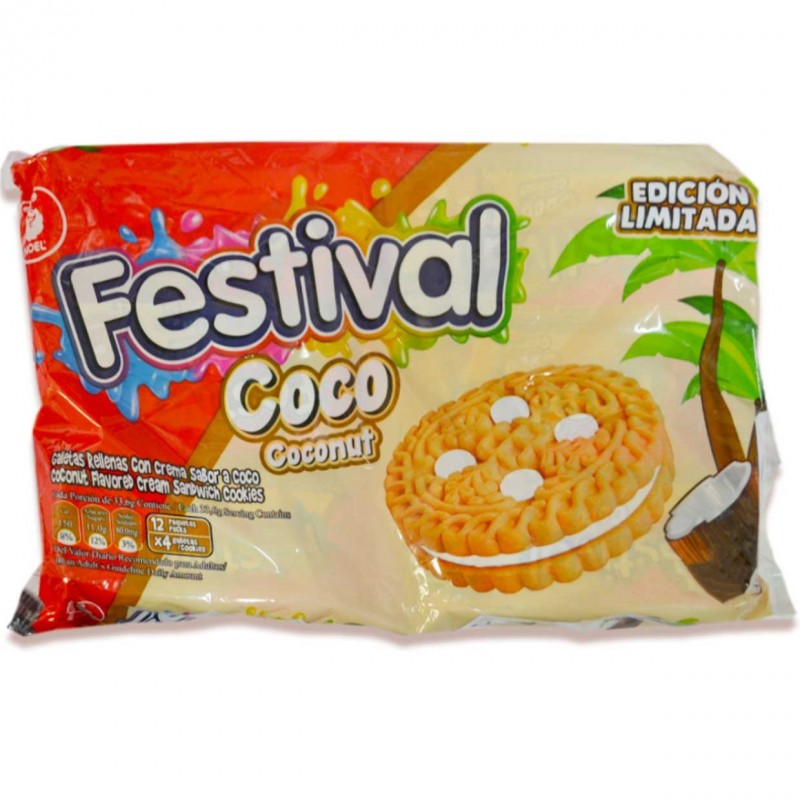 GALLETA FESTIVAL 600G COCO