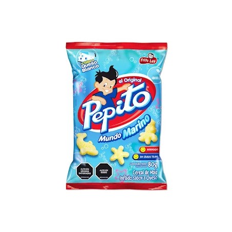 PEPITO FRITO LAY 80G MUNDO MARINO